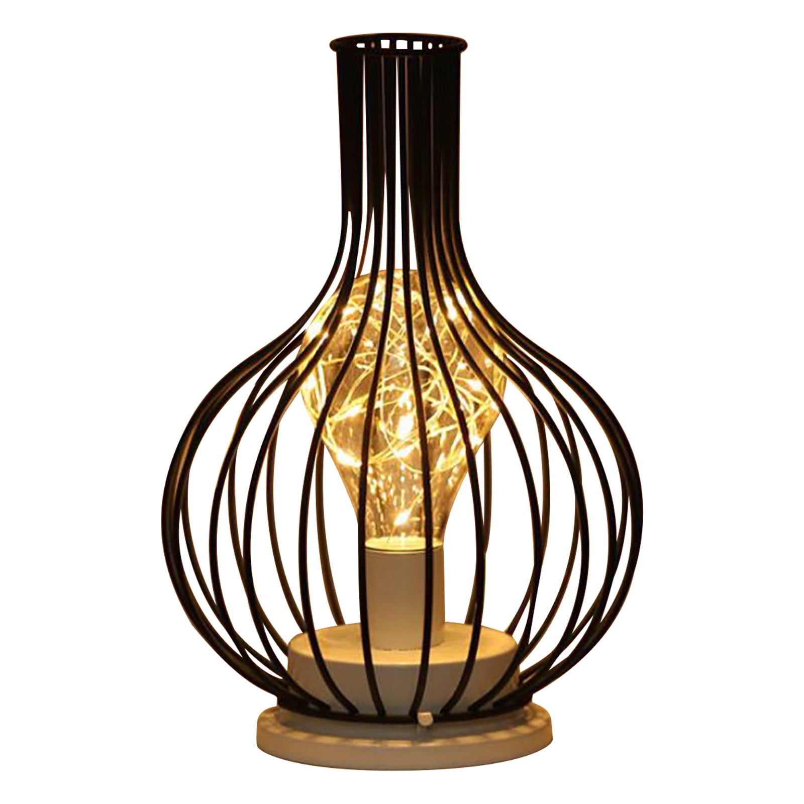 Moocorvic Vintage American LED Desk Light Creative Table Lamp Iron ...