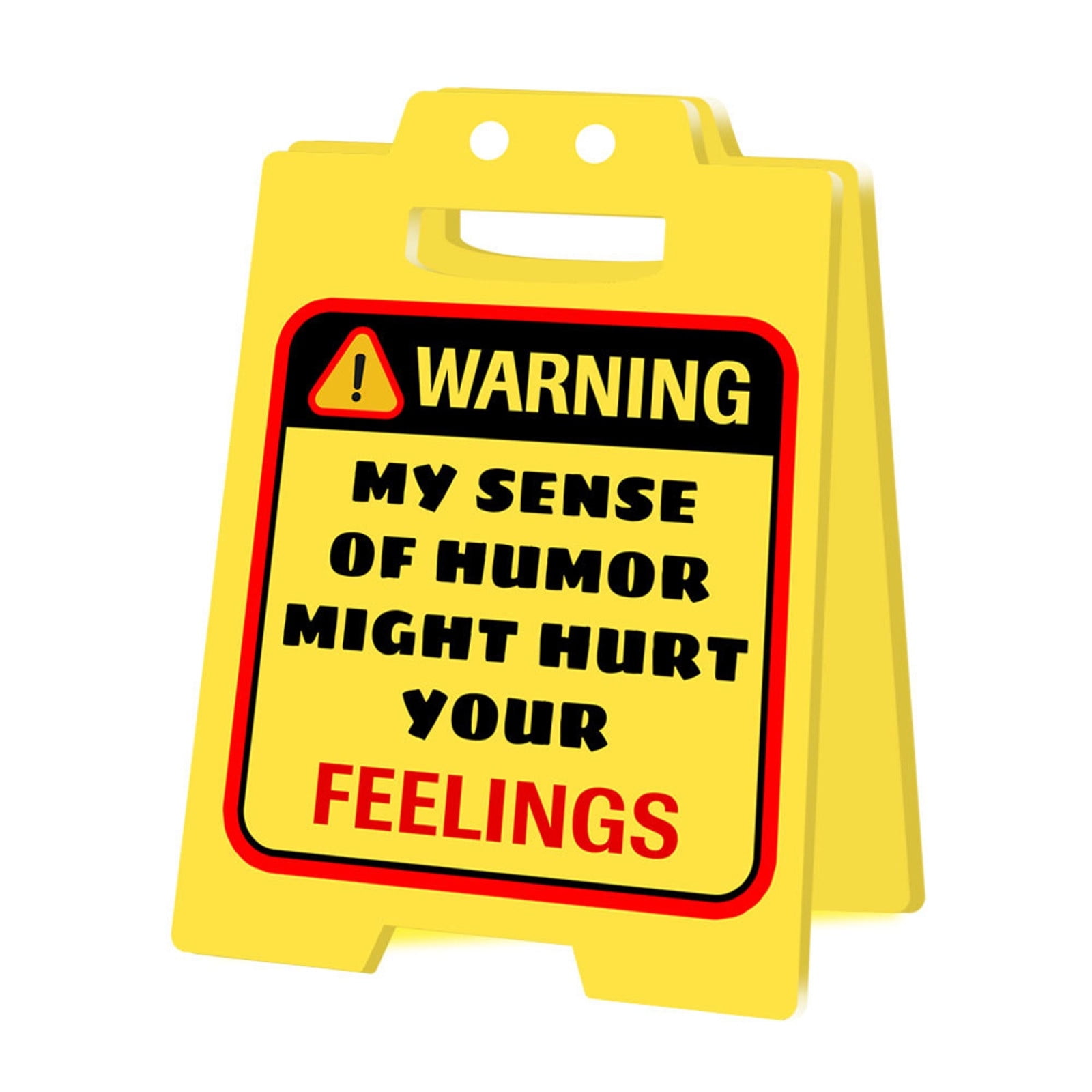 Moocorvic Yellow Desk Sign, Funny Mini Office Decor Gifts for Coworkers ...