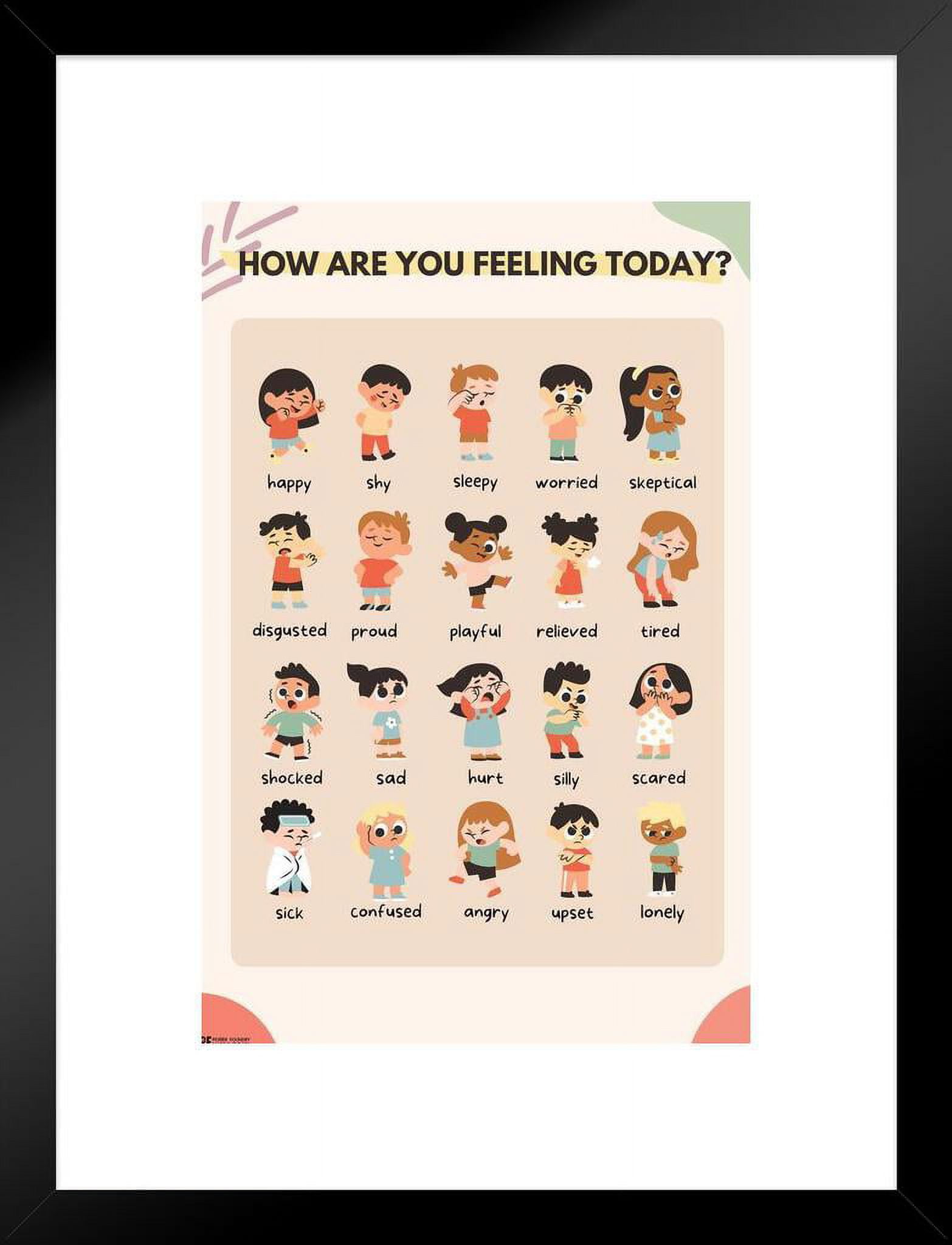 Mood Chart Therapy Poster School Supplies Classroom Decor Mental Health ...