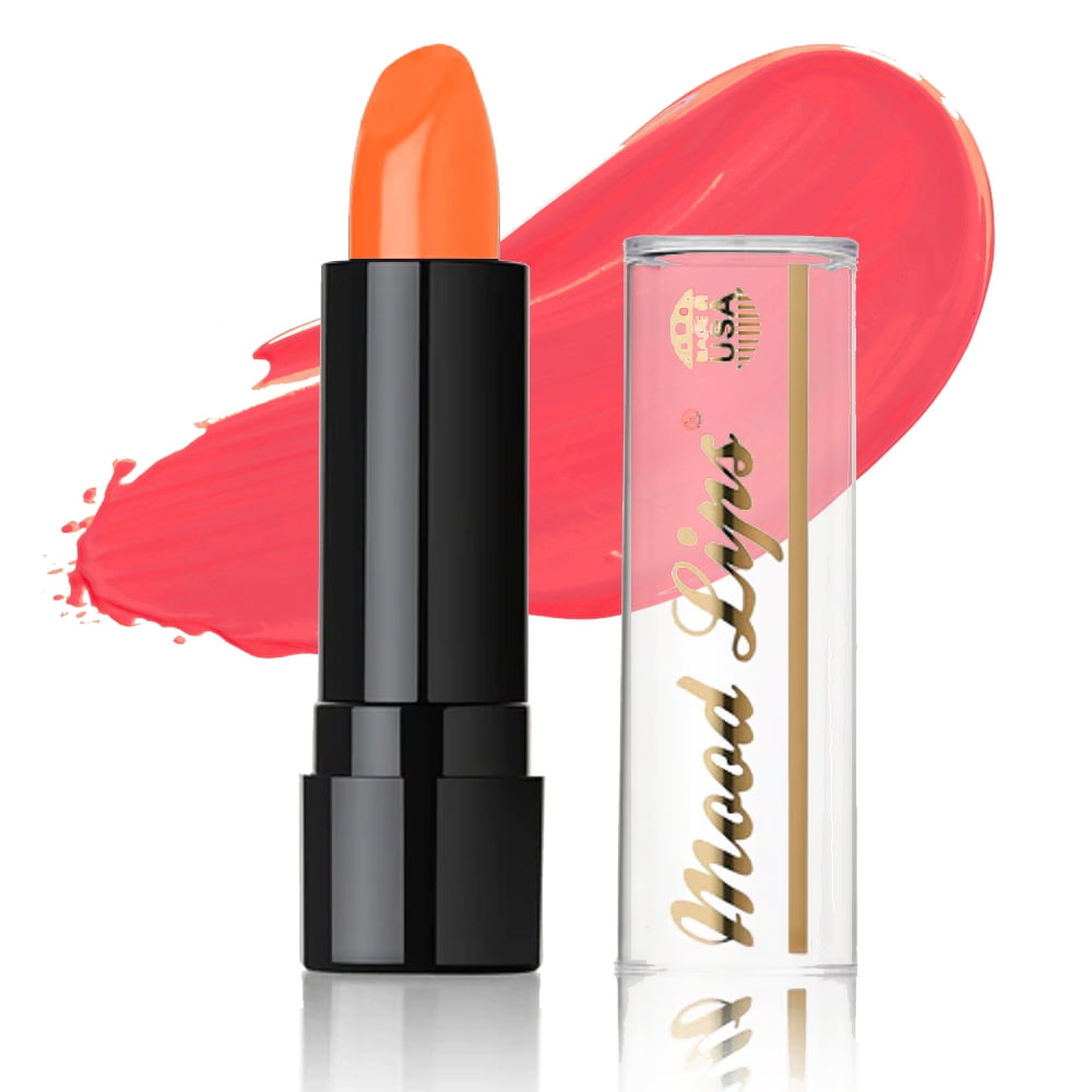 Mood Lips Color Changing Lipstick Orange (QL-263) - Walmart.com