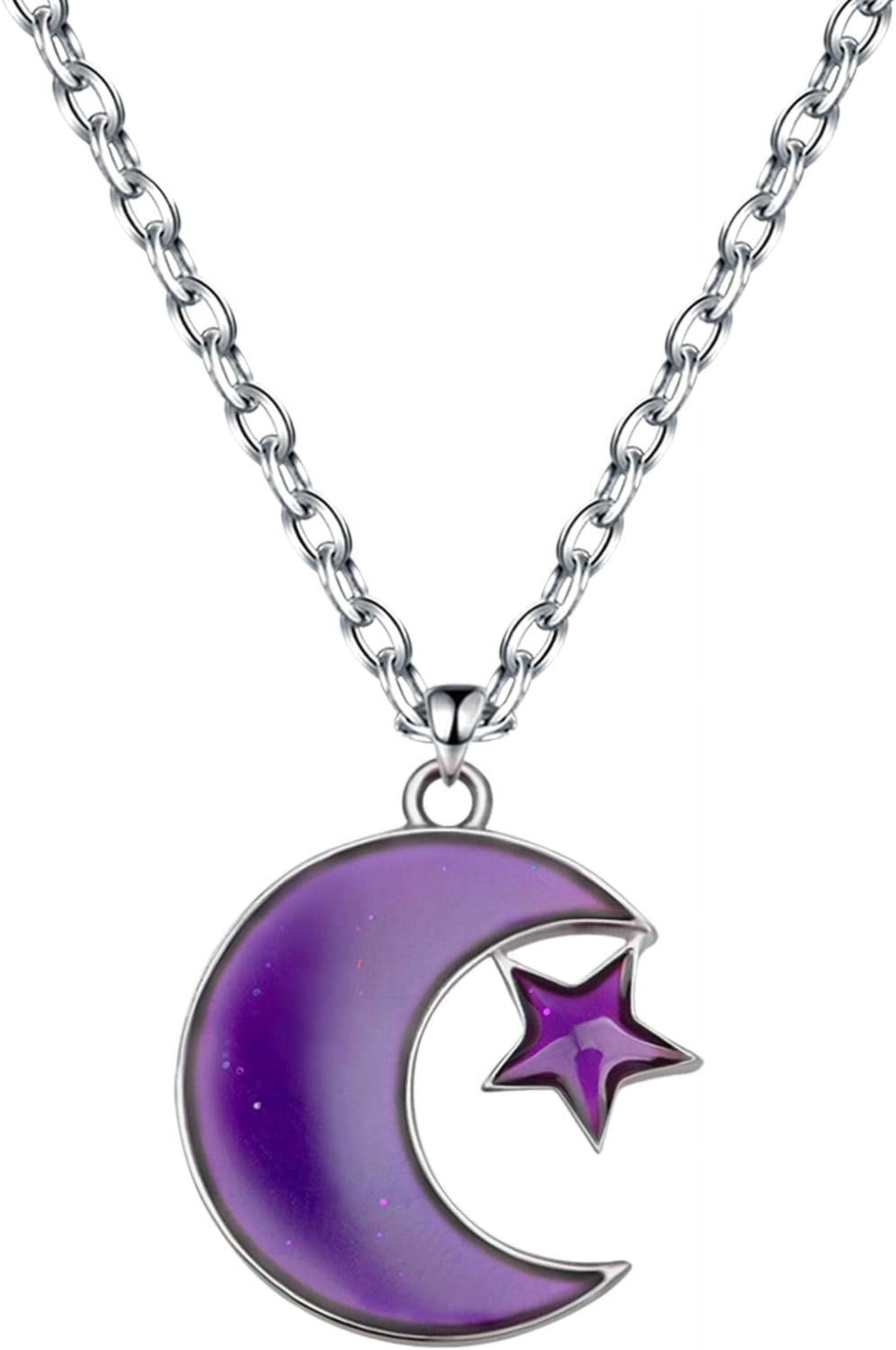 Mood Necklace Color Changing Pendant Necklace Mood Color Changing ...
