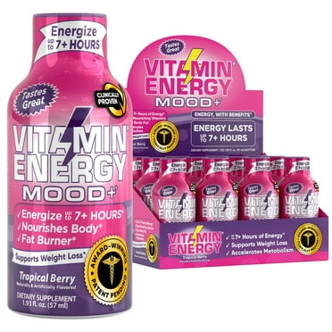 Vitamin Energy Variety, Wellness Shots, Natural Healthy Energy, Focus ...