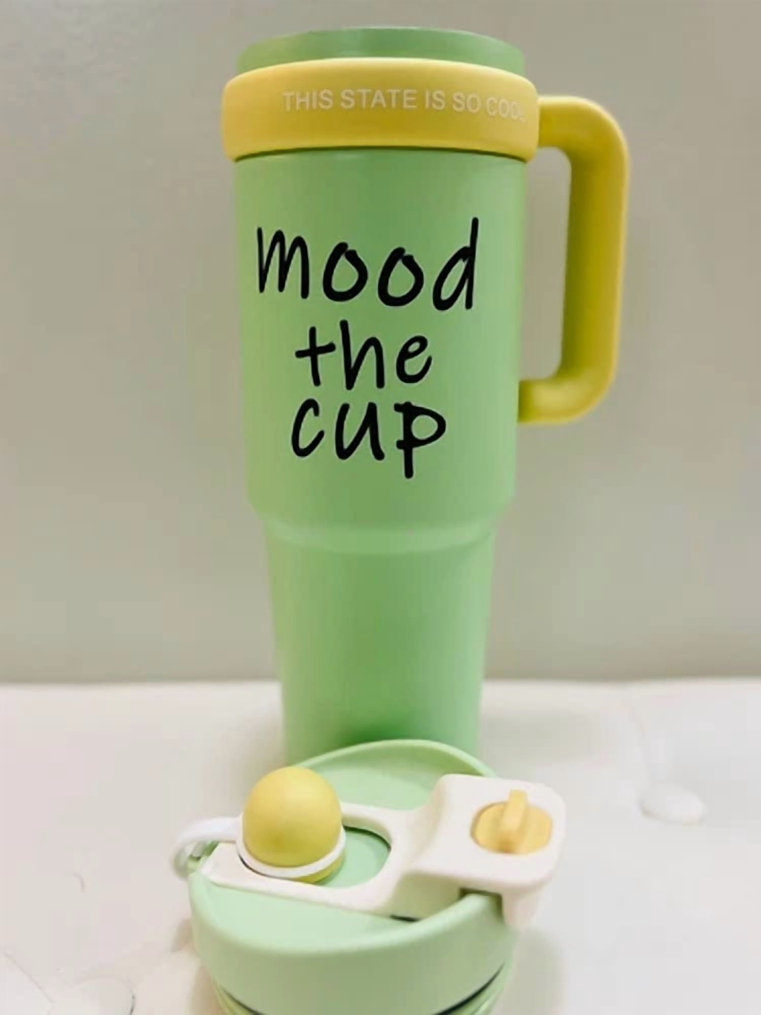 Mood The Cup | Insulated Tumbler With Stainless Steel Straw & Straw ...