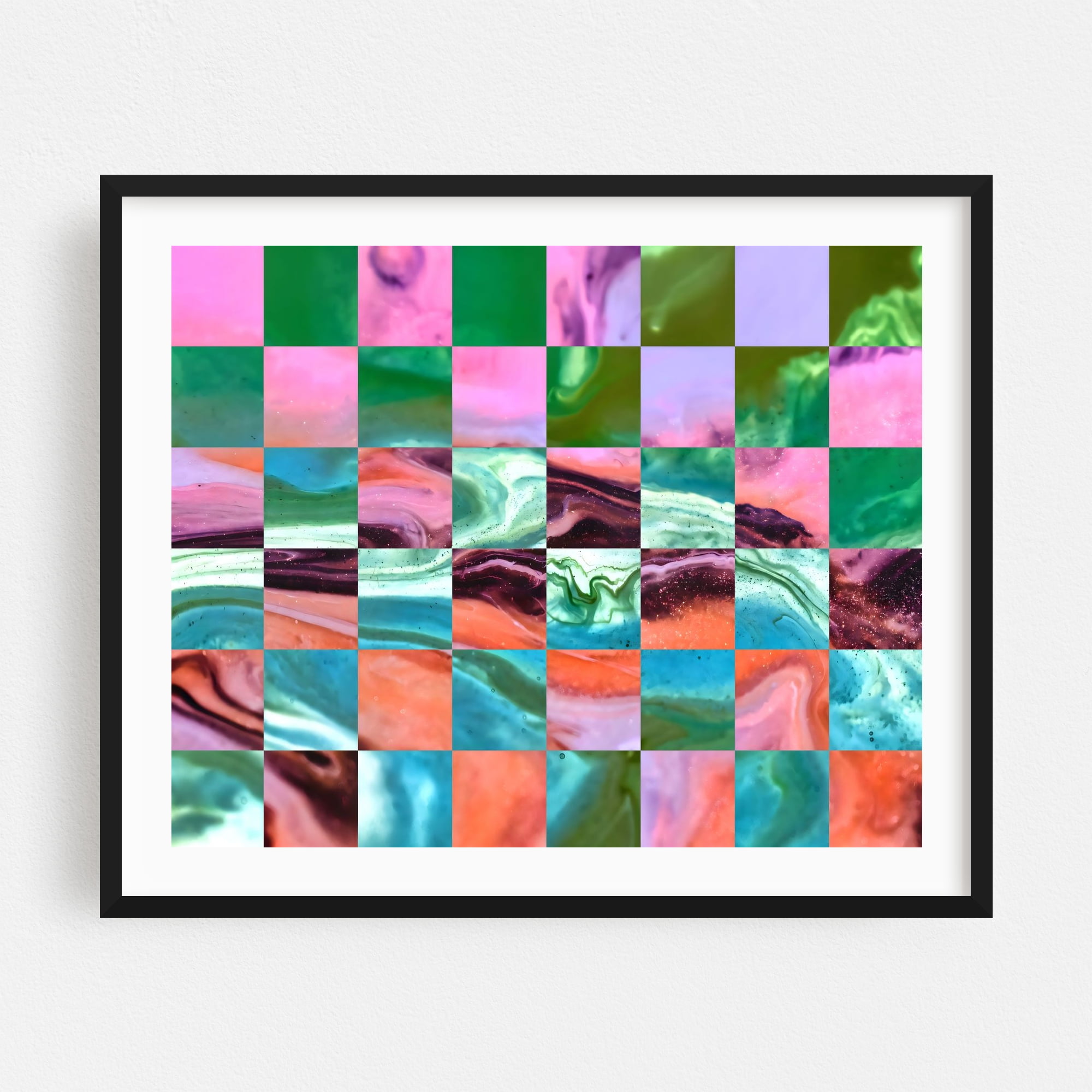 Mood Waves - Collage Abstract Psychedelic Modern Art Geometric ...