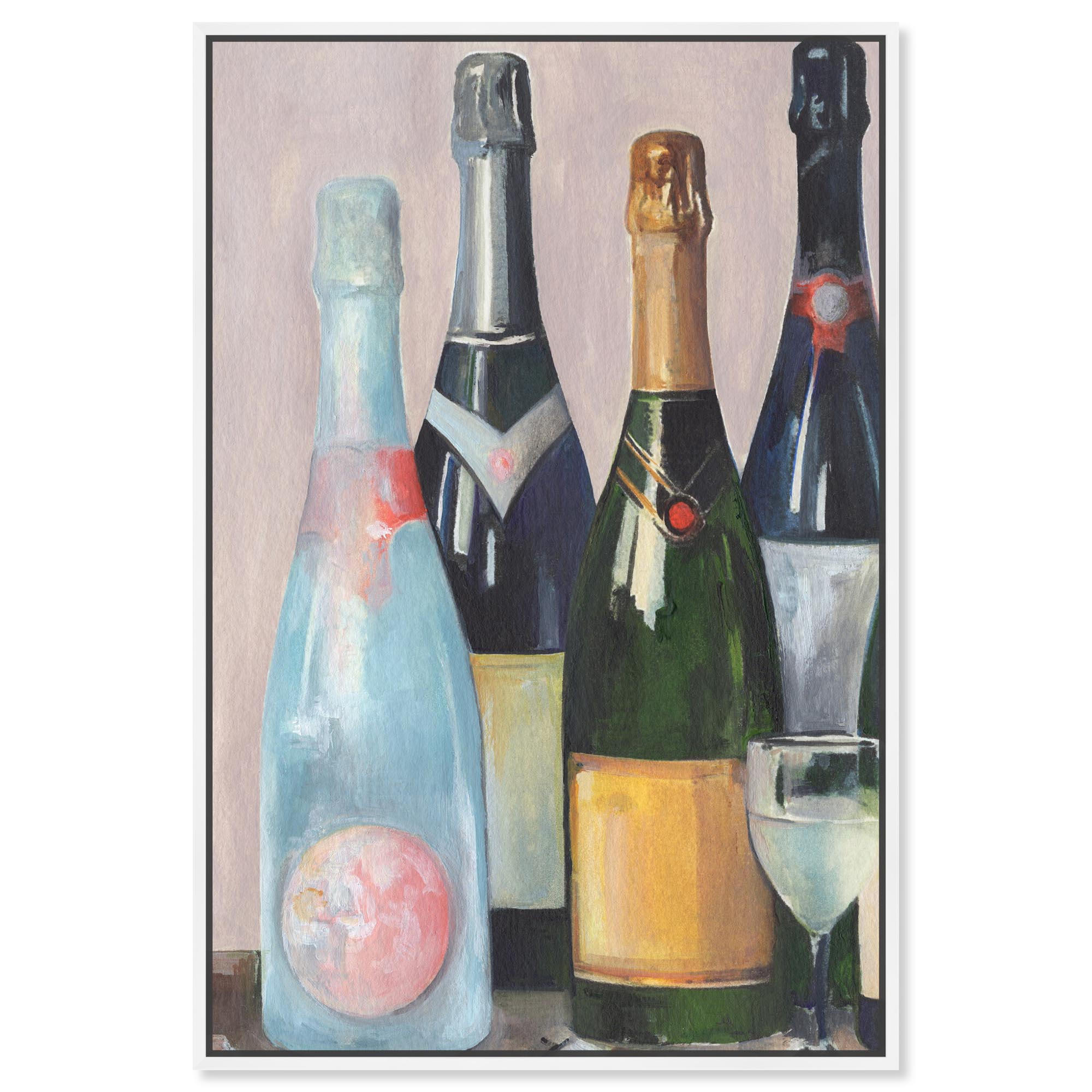 Mood for Champagne I Canvas Drinks and Spirits Wall Art by Art Remedy ...