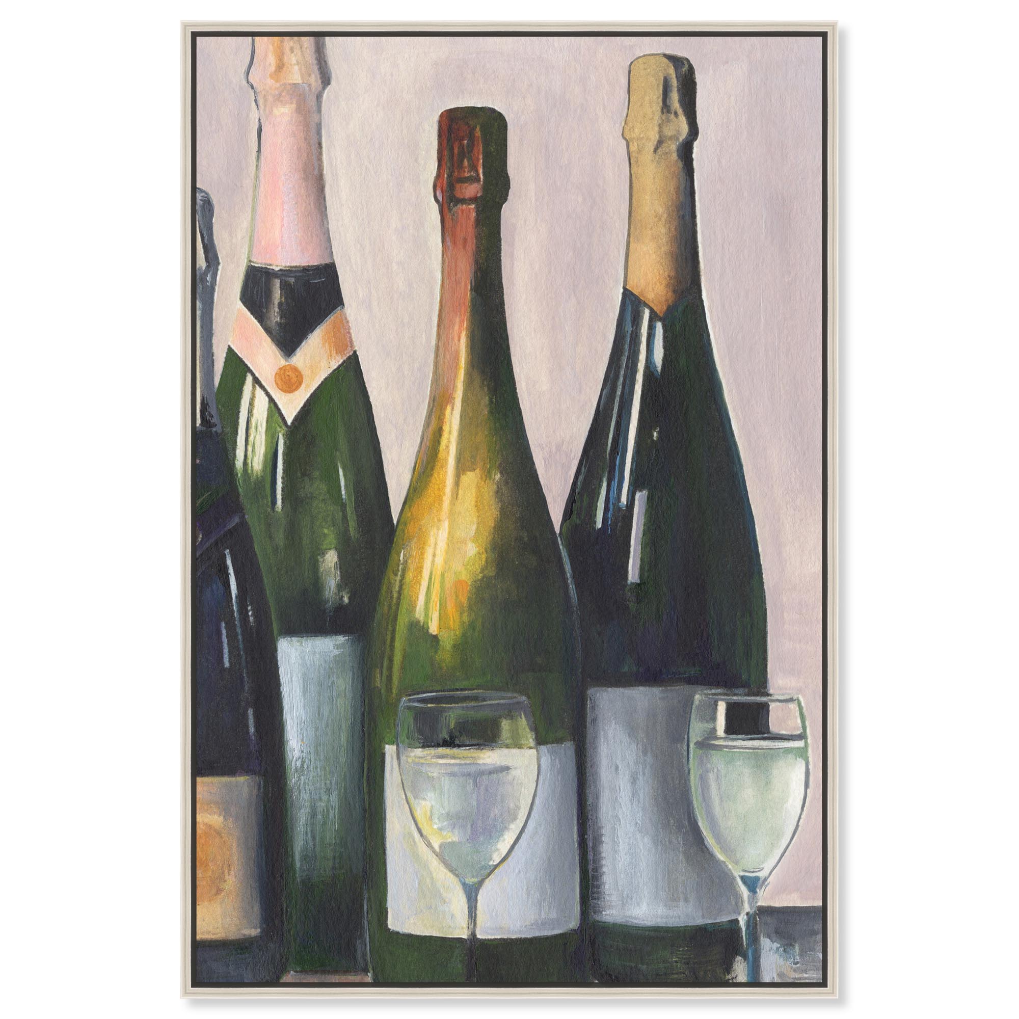 Mood for Champagne II Canvas Drinks and Spirits Wall Art by Art Remedy ...