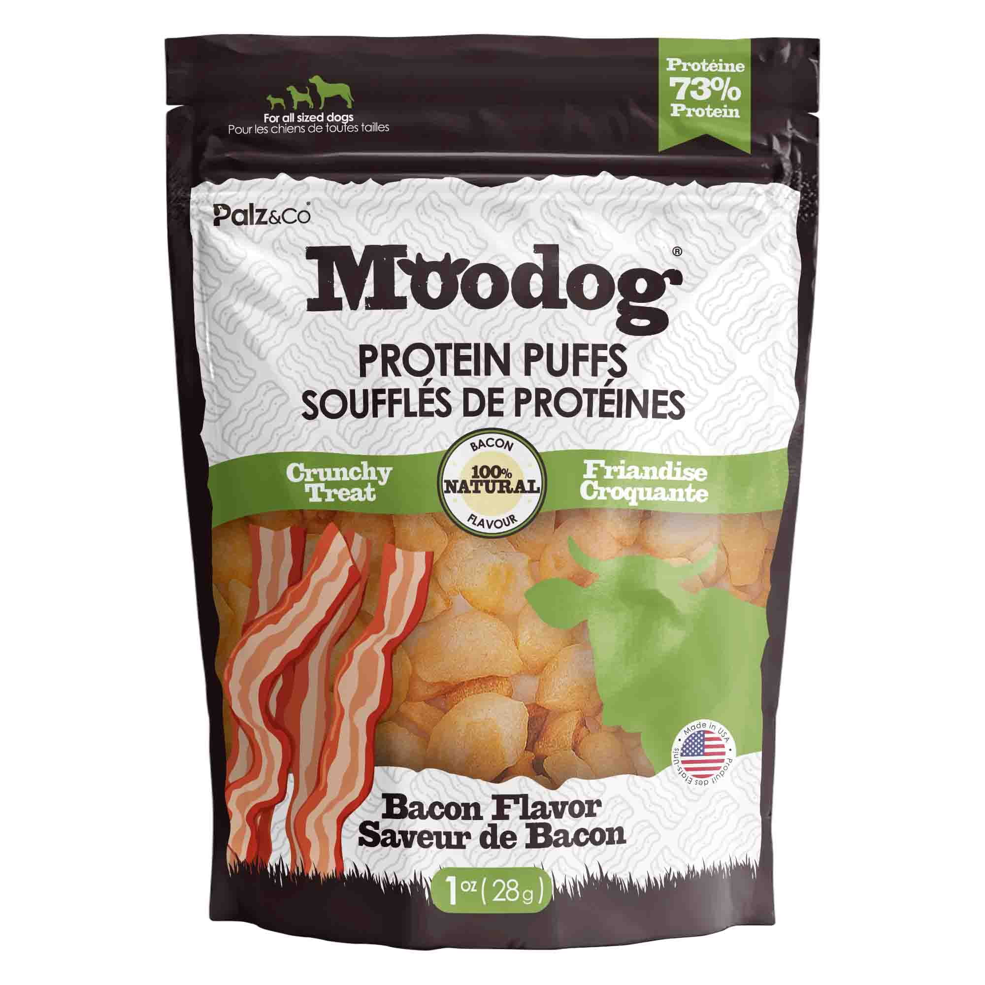 Moodog Protein Puffs (Bacon) - Walmart.com