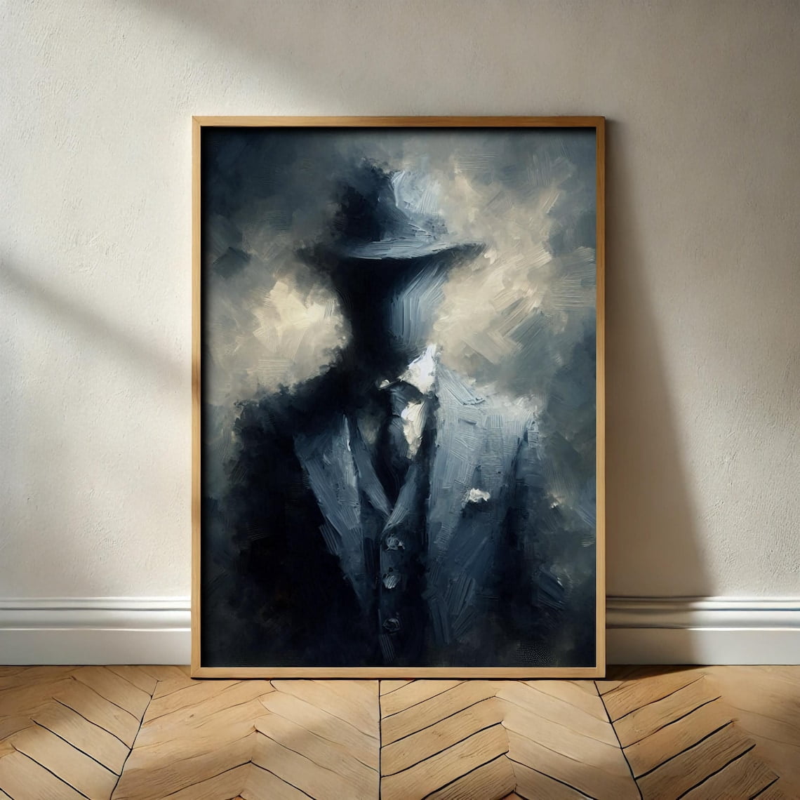 Moody Abstract Question Figure Art Poster, Unframed Size 24x36 ...