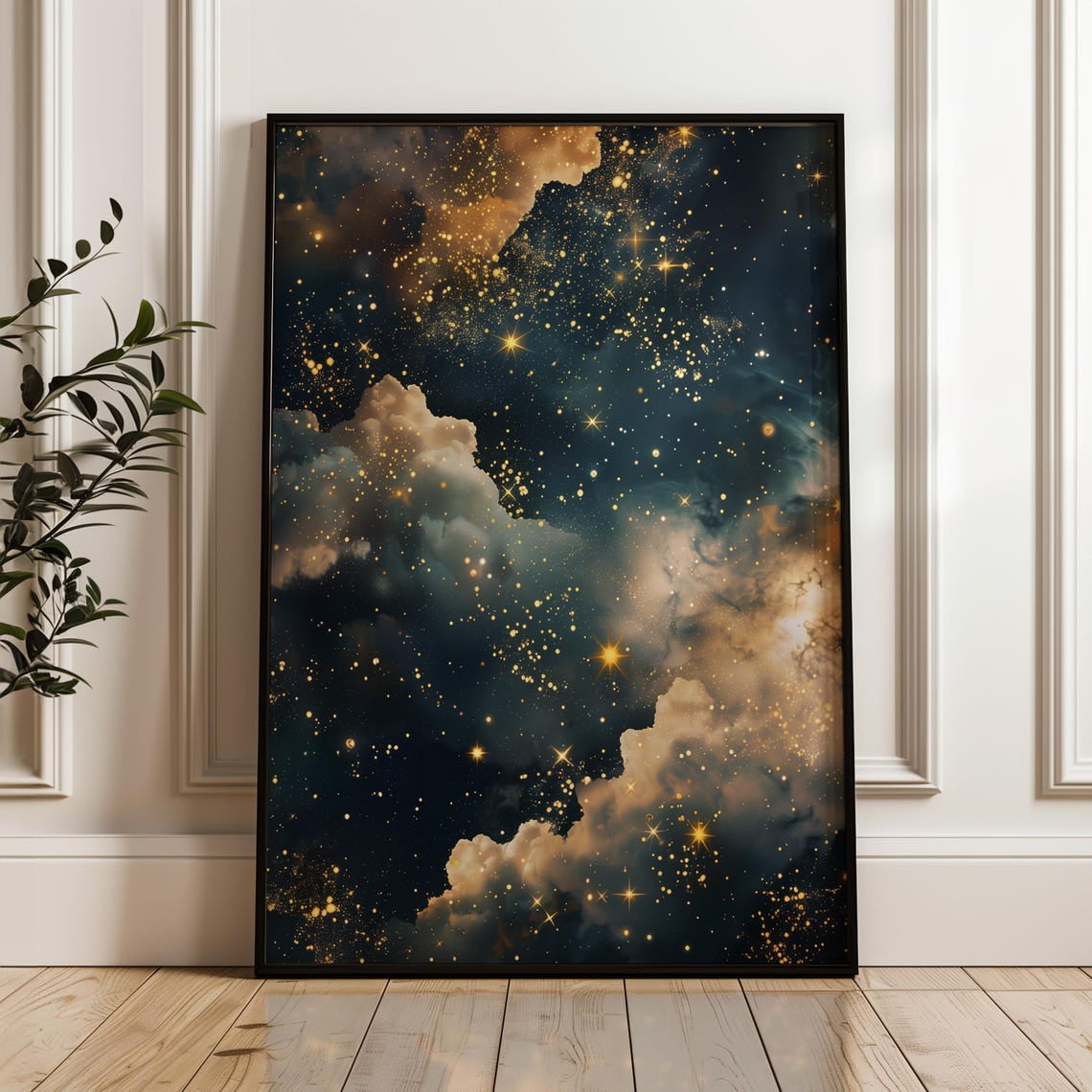 Moody Celestial Print - Dark Academia Decor Starry Night & Night Sky ...