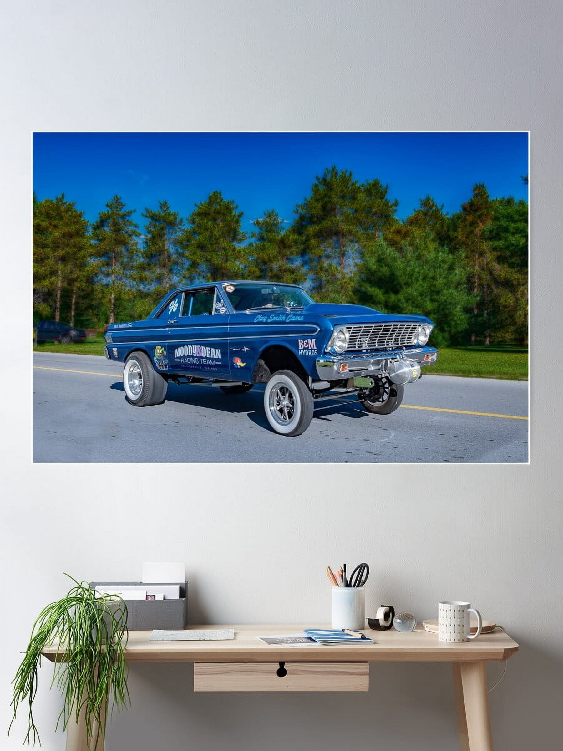 Moody & Dean Falcon Poster Wall Art, Modern Wall Decor For Living Room ...