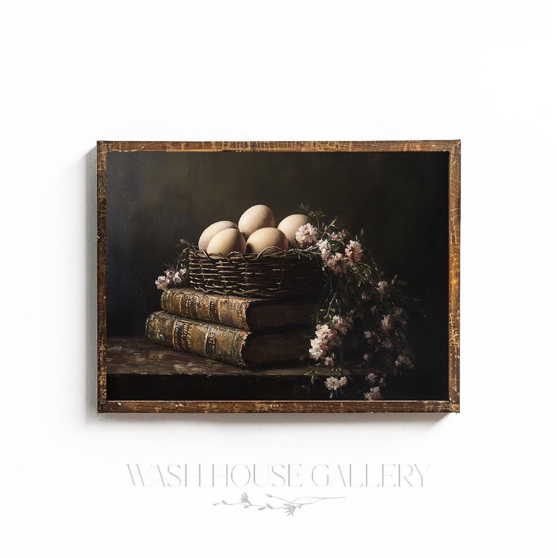 Moody Farmhouse Kitchen Wall Art For Easter Decor Dark Easter Wall Art ...