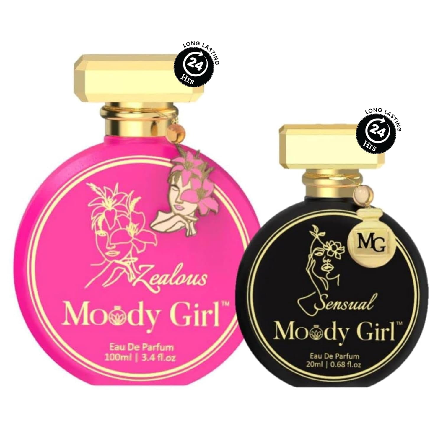 Moody Girl Luxurious Perfume Combo Pack For Women | Zealous 100ml, 3.4 ...
