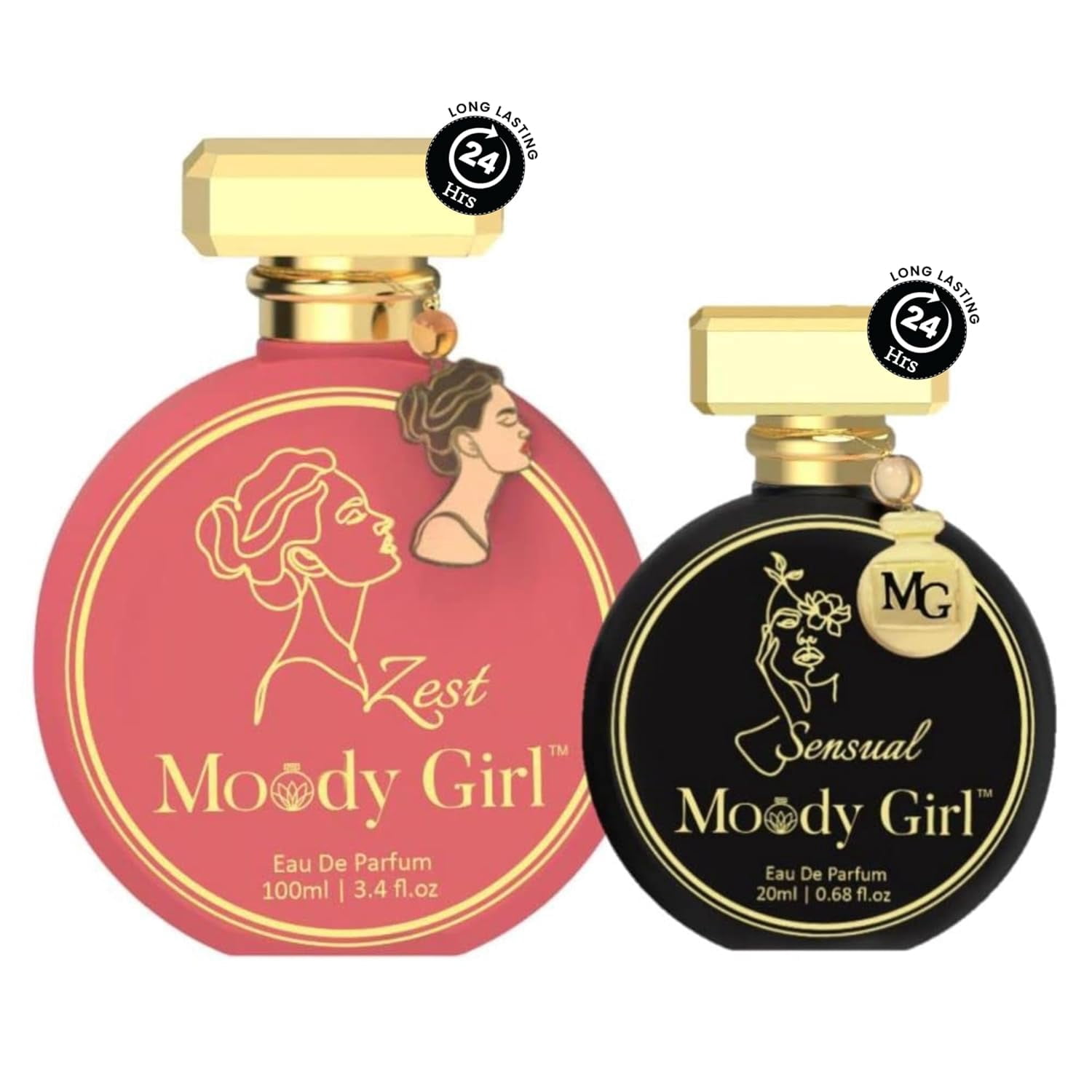 Moody Girl Luxurious Perfume Combo Pack For Women | Zest 100ml, 3.4 Fl ...