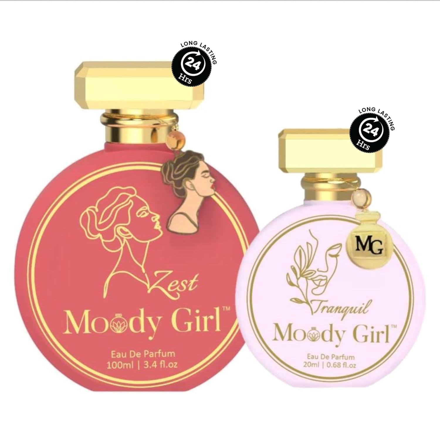 Moody Girl Luxurious Perfume Combo Pack For Women | Zest 100ml, 3.4 Fl ...
