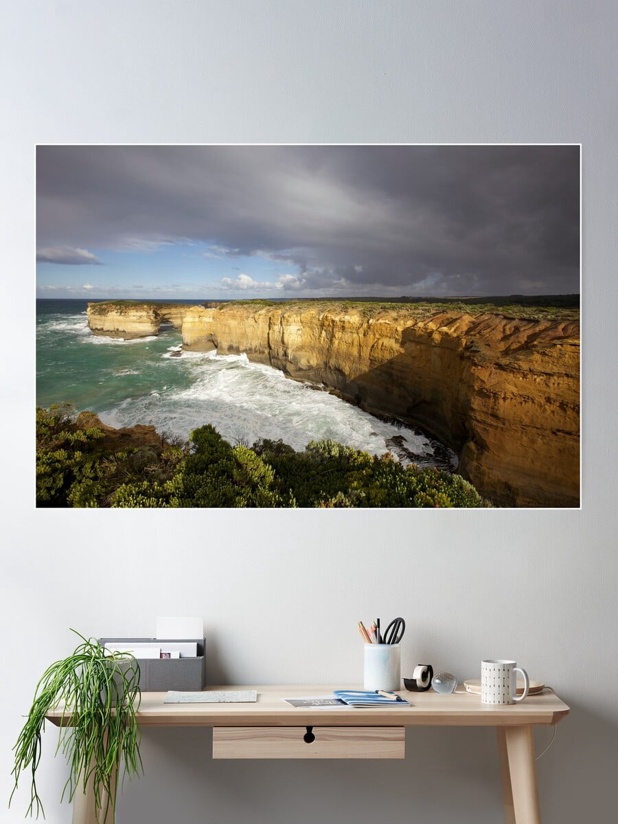 Moody Loch Ard Poster Wall Art, Modern Wall Decor For Living Room ...
