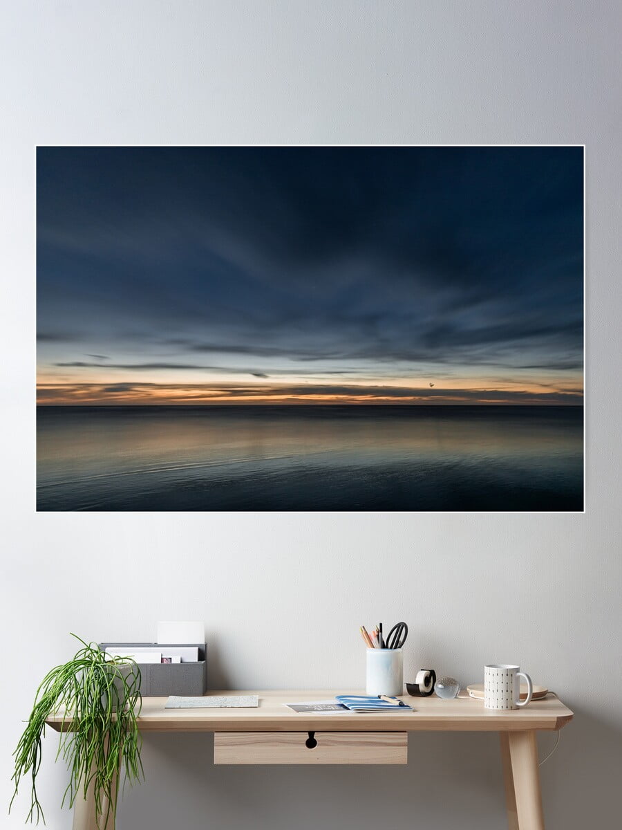 Moody Piha Poster Wall Art, Modern Wall Decor For Living Room Bedroom ...