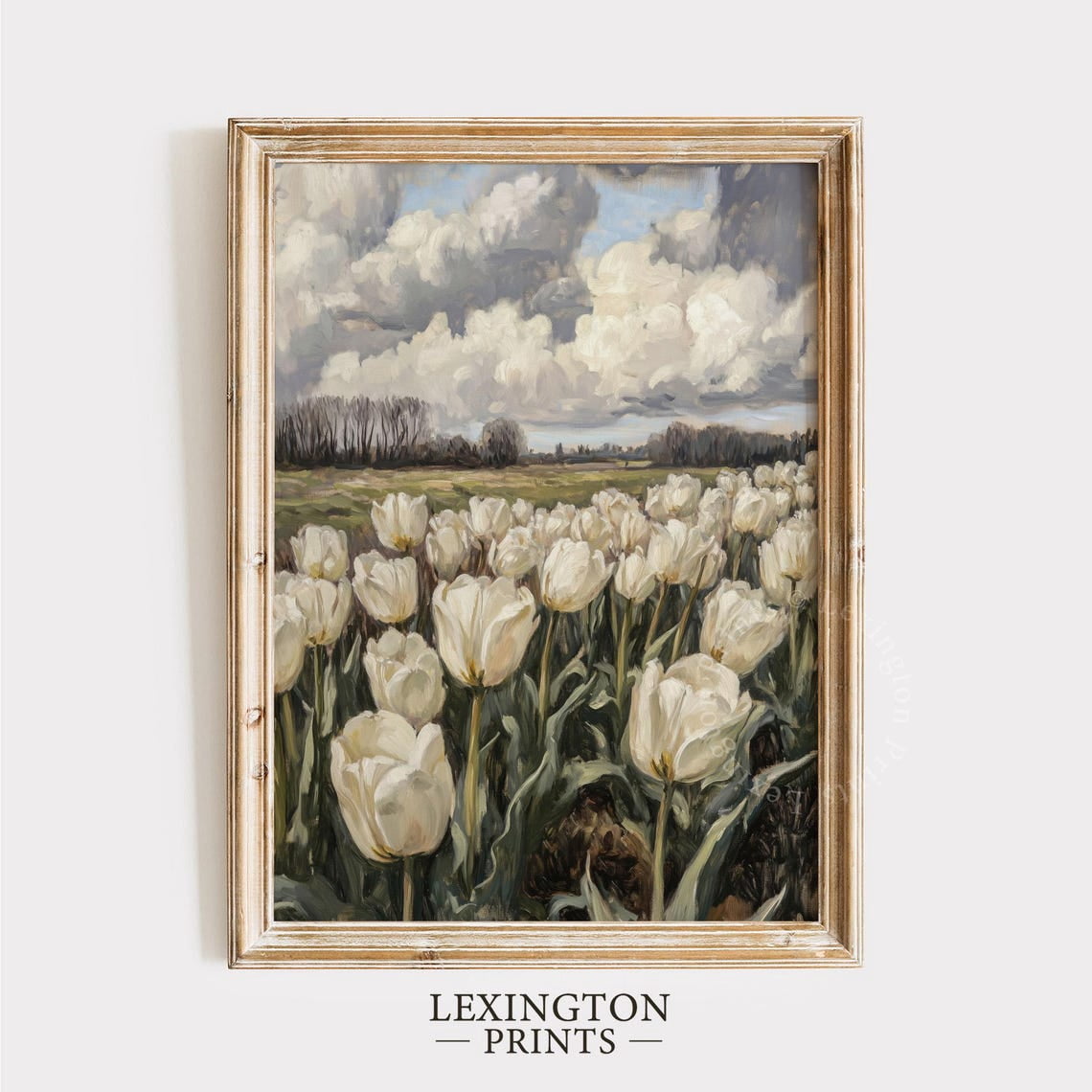 Moody White Tulip Wall Art, Spring Wall Art, Tulip Print Spring Decor ...