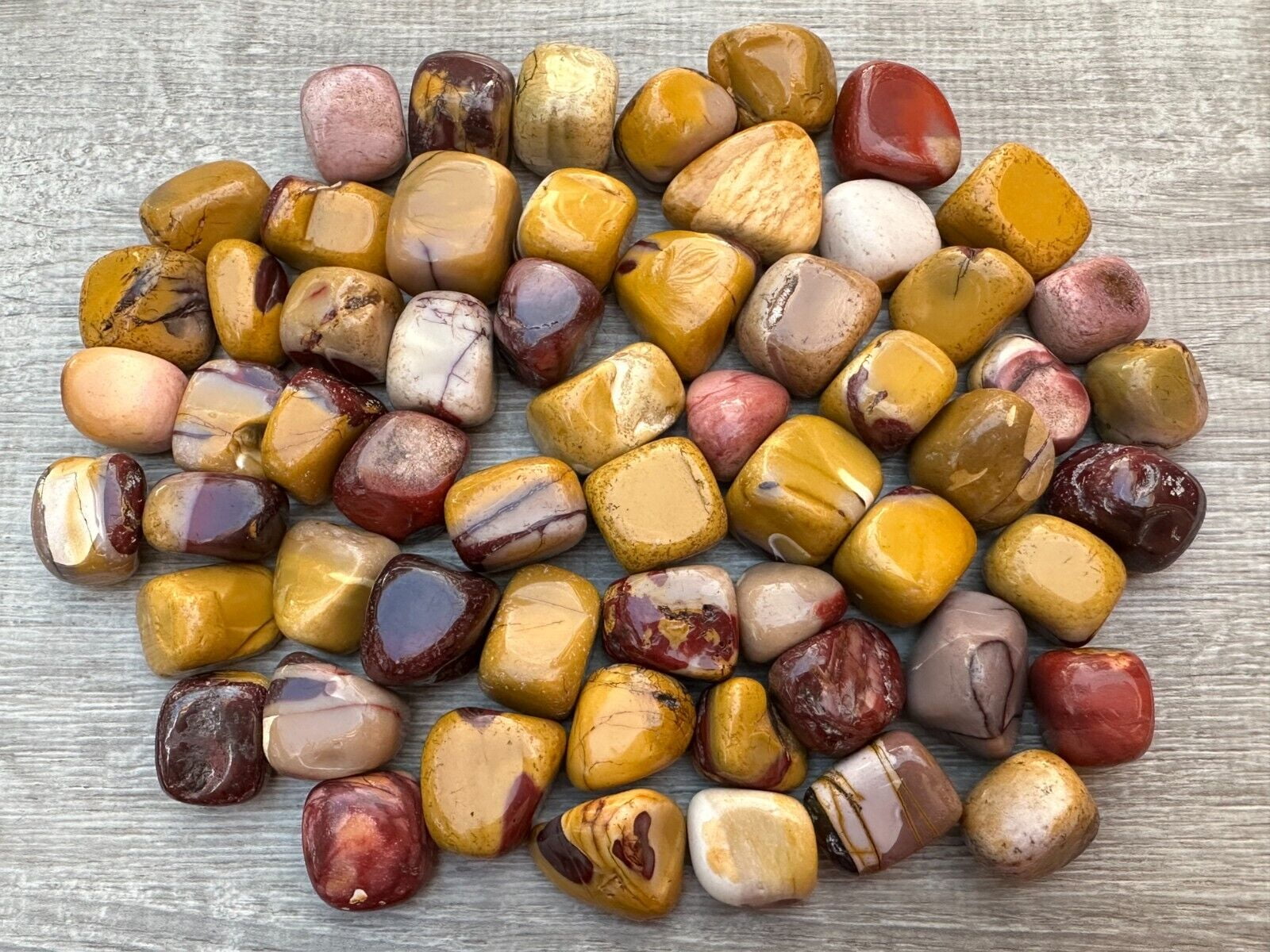 Mookaite Tumbled Stones, 0.75-1.25 Inch for Dispelling Fear and Anxiety ...