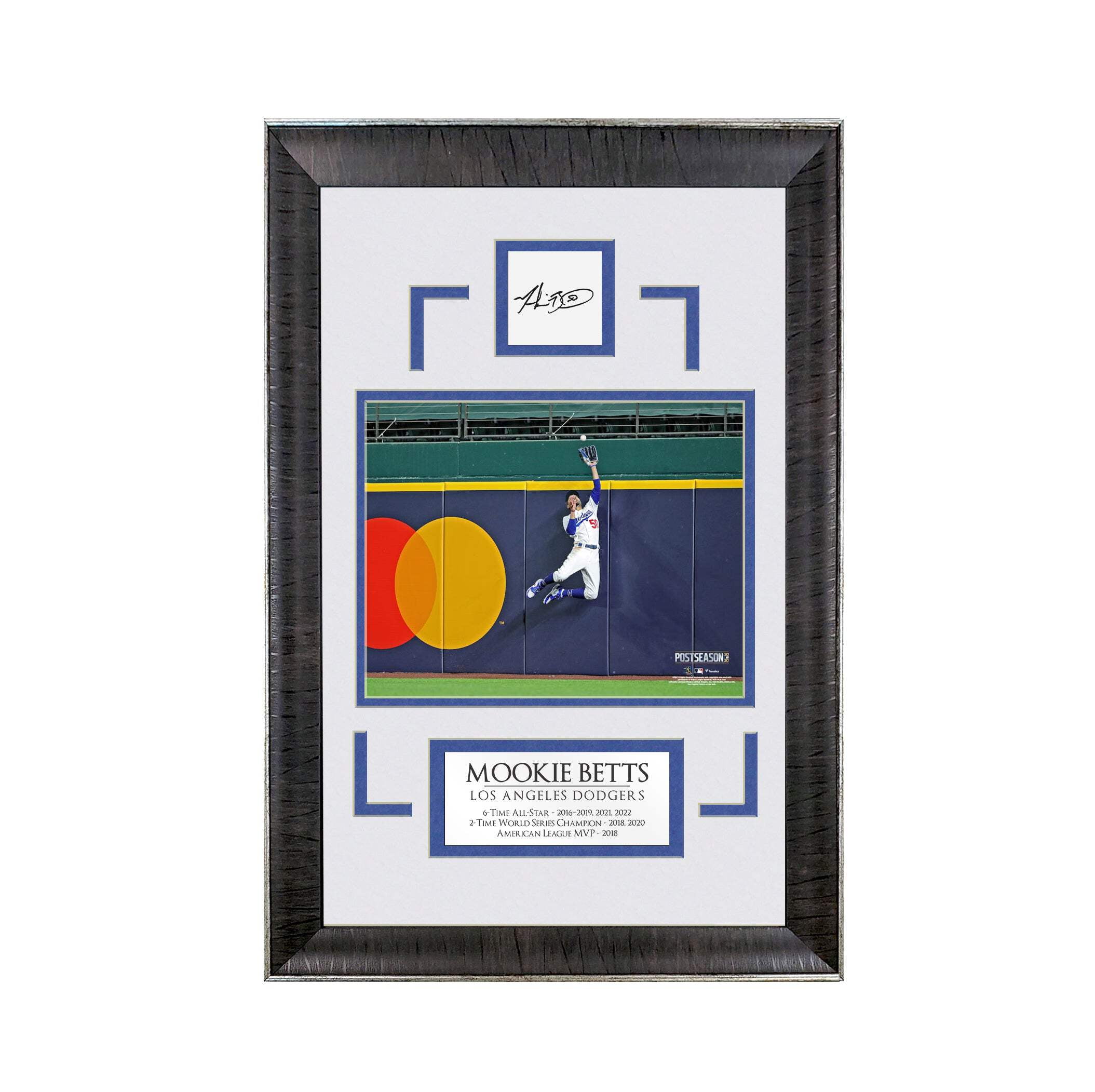 Mookie Betts - Wall Jump - Spotlight Collection | 16 x 23 - Framed ...