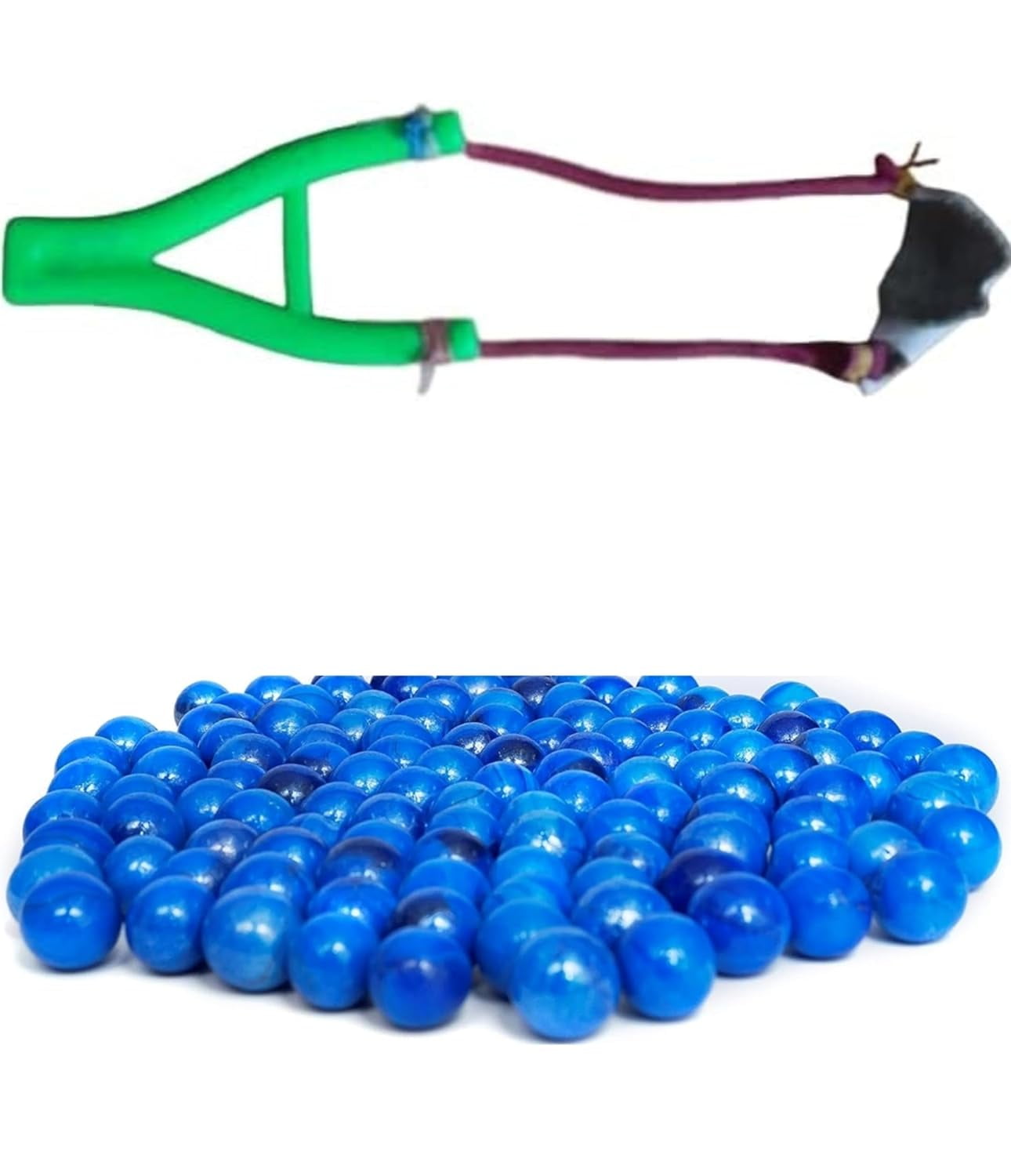 Moolyavaan Products Plastic Slingshot Gulel With Marbles Goli Kanche ...