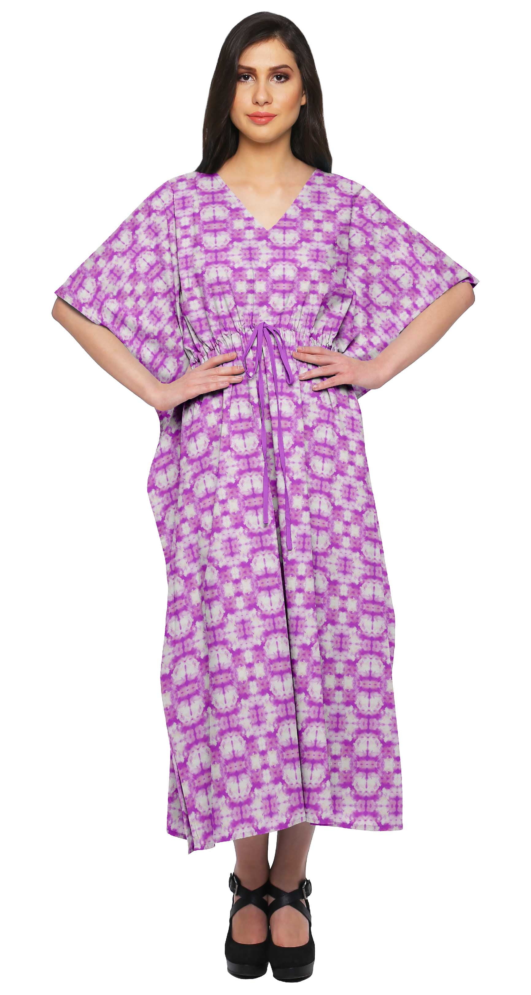 Moomaya Long Caftan Maxi Dress Beach Swimwear Cover Up Womens Kaftan ...