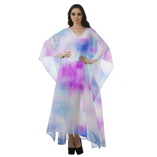 Moomaya Women's Swimsuit Cover up Caftan Swimwear Sheer Turkish Kaftans ...
