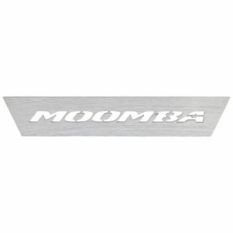 Moomba Boat Logo Emblem Plate SUP-121 | Brushed Aluminum - Walmart.com