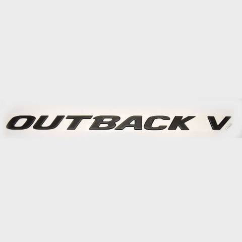 Moomba Boat Raised Decal 114189 | Outback V 26 3/4 x 1 3/4 Inch Black ...