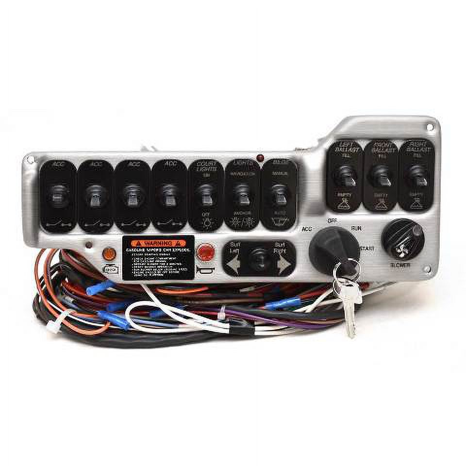 Moomba Boat Switch Panel Kit 116370 | Ignition / Breaker Gray Black ...