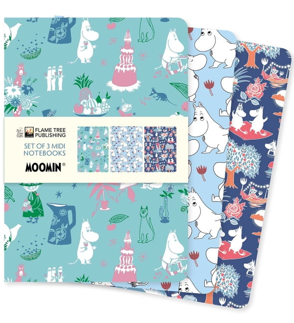 MIDI Notebook Collections Moomin Classics Set of 3 MIDI Notebooks ...