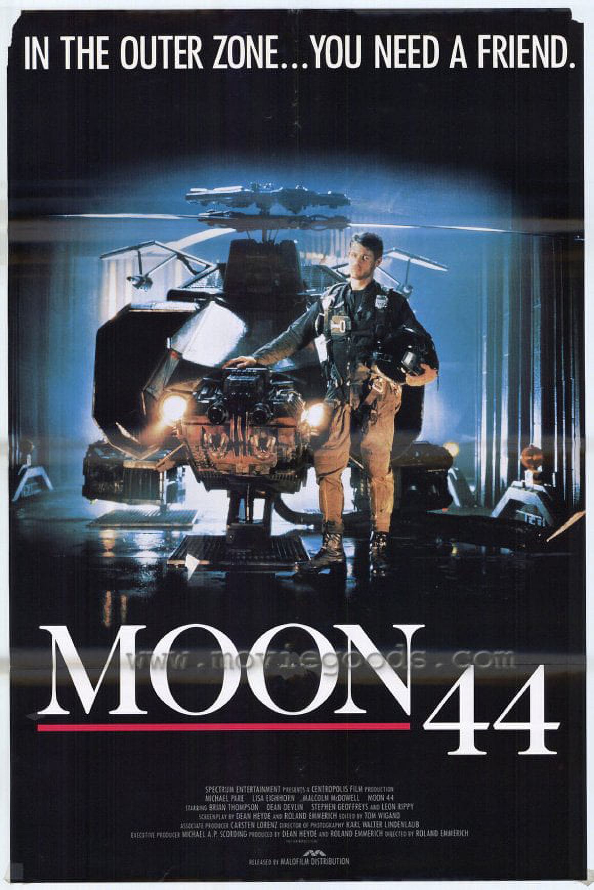 Moon 44 - movie POSTER (Style A) (11" x 17") (1990) - Walmart.com