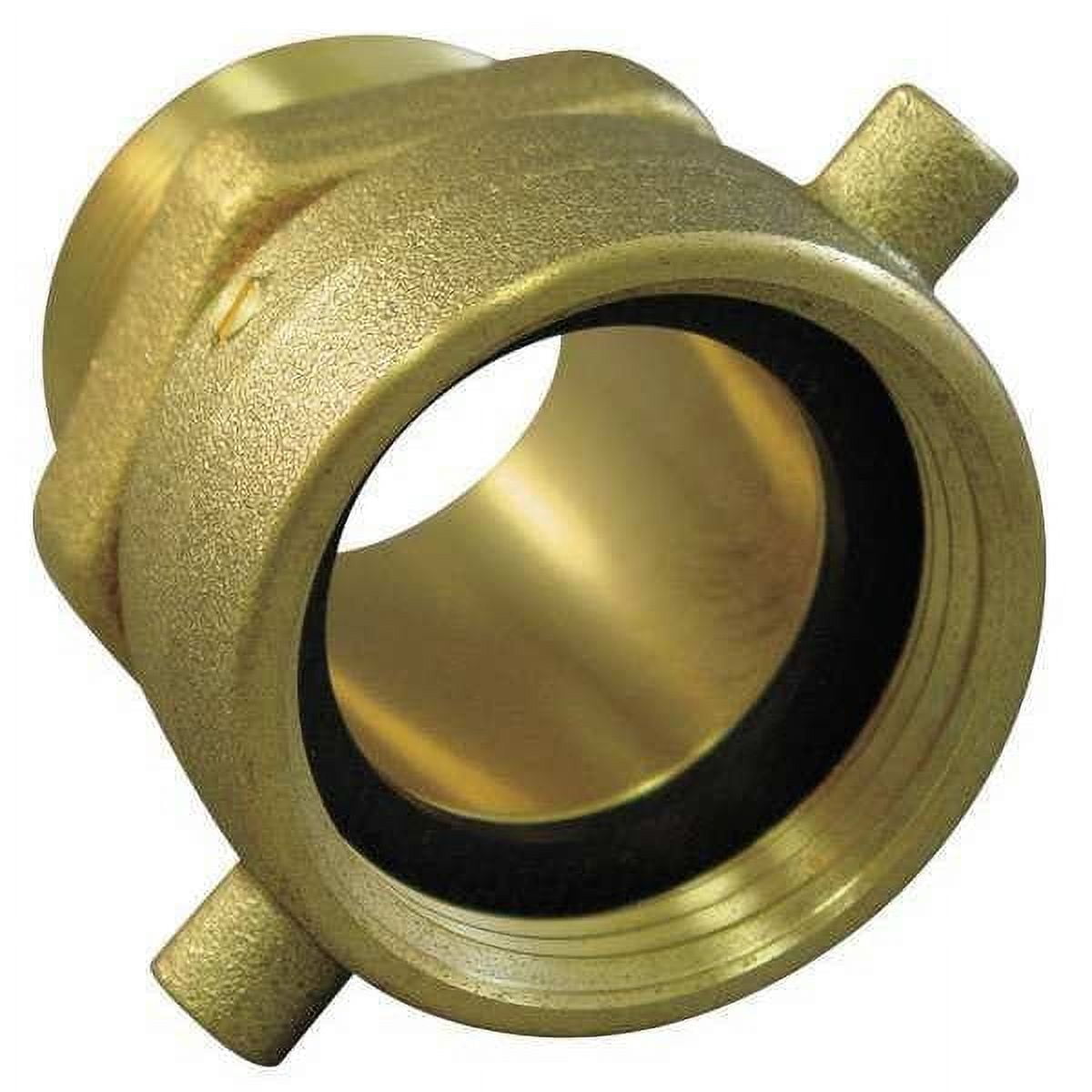 Moon American Fire Hose Adapter,Straight,NPTxNH 363-1521561 - Walmart.com