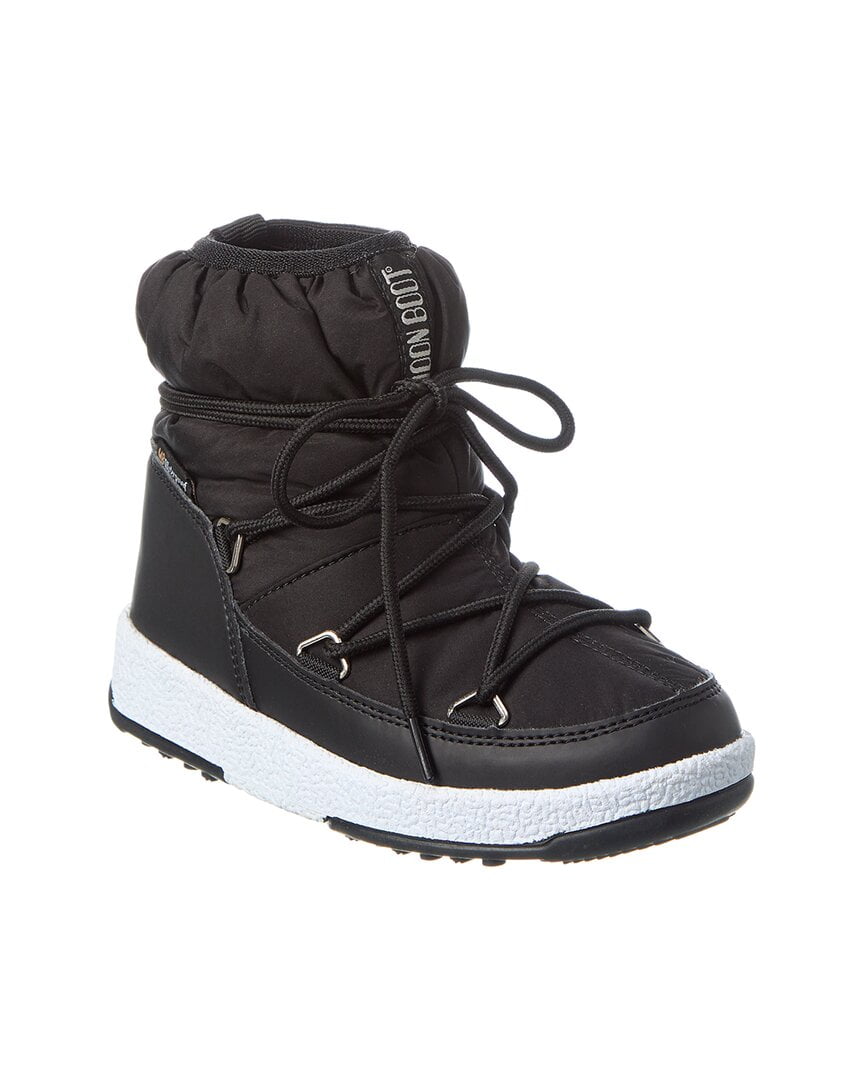 Moon Boot® Jr Girl Low Nylon Boot, 30, Black - Walmart.com