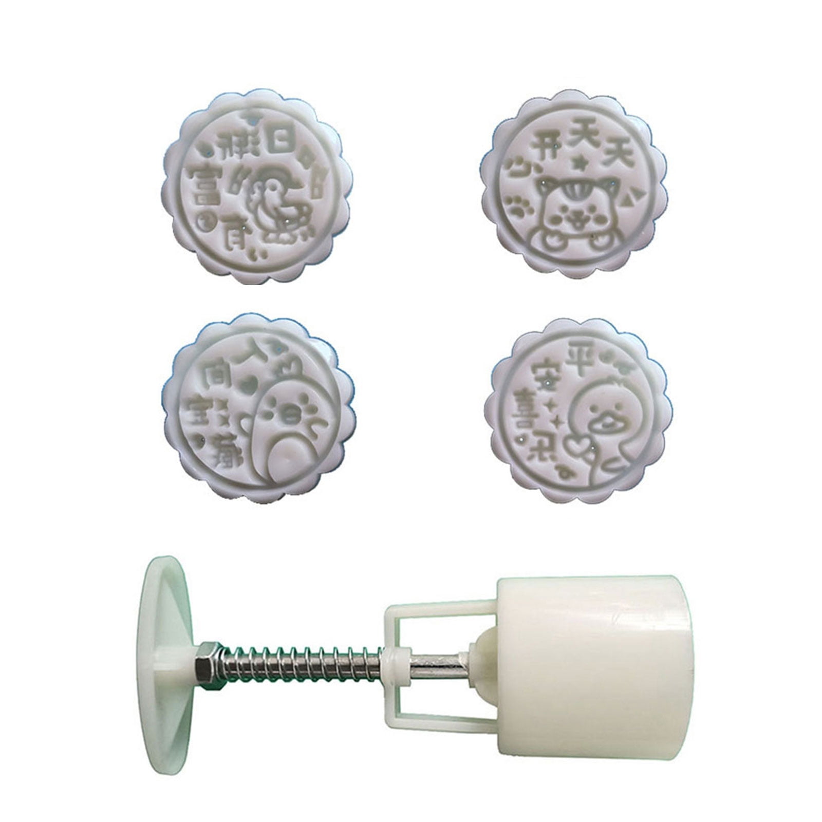 Moon Cakes Mold ABS Plastic Dessert Mould Bean Pastes Mould Cake for ...