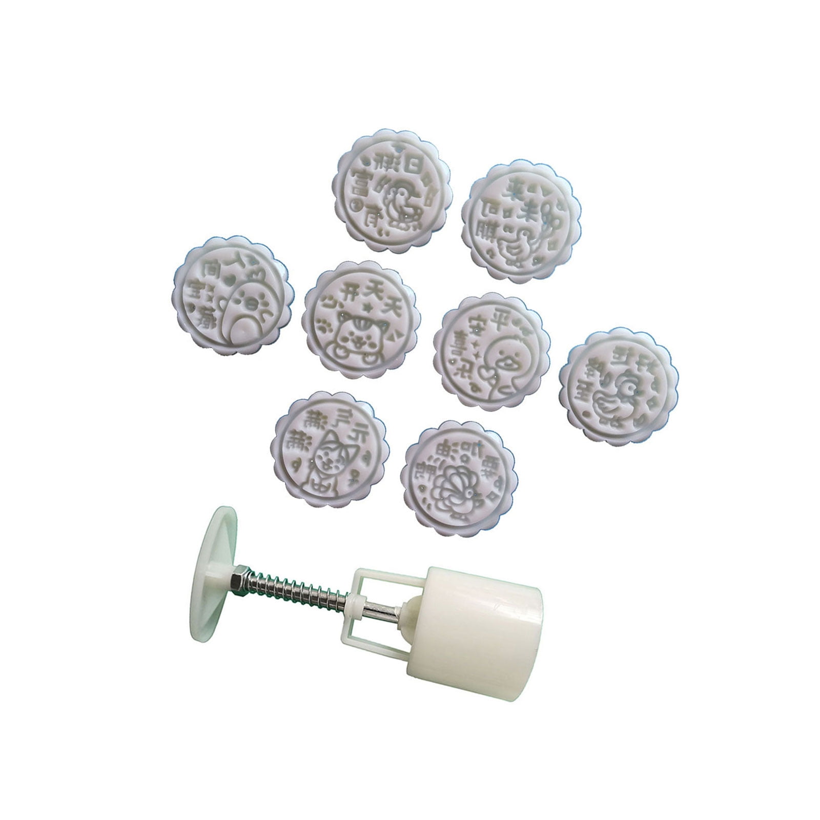 Moon Cakes Mold ABS Plastic Dessert Mould Bean Pastes Mould Cake for ...
