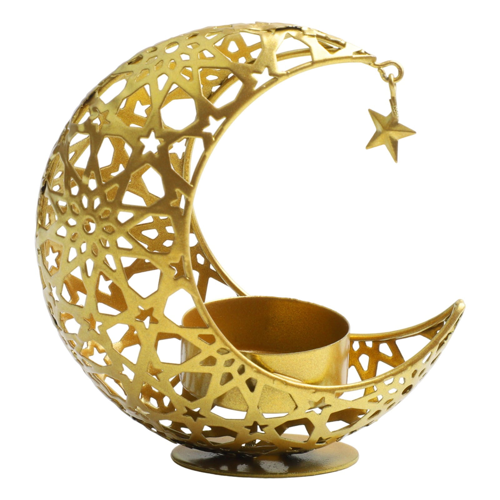 Moon Candle Holders Metal Candlestick Decoration Romantic Candlestick ...