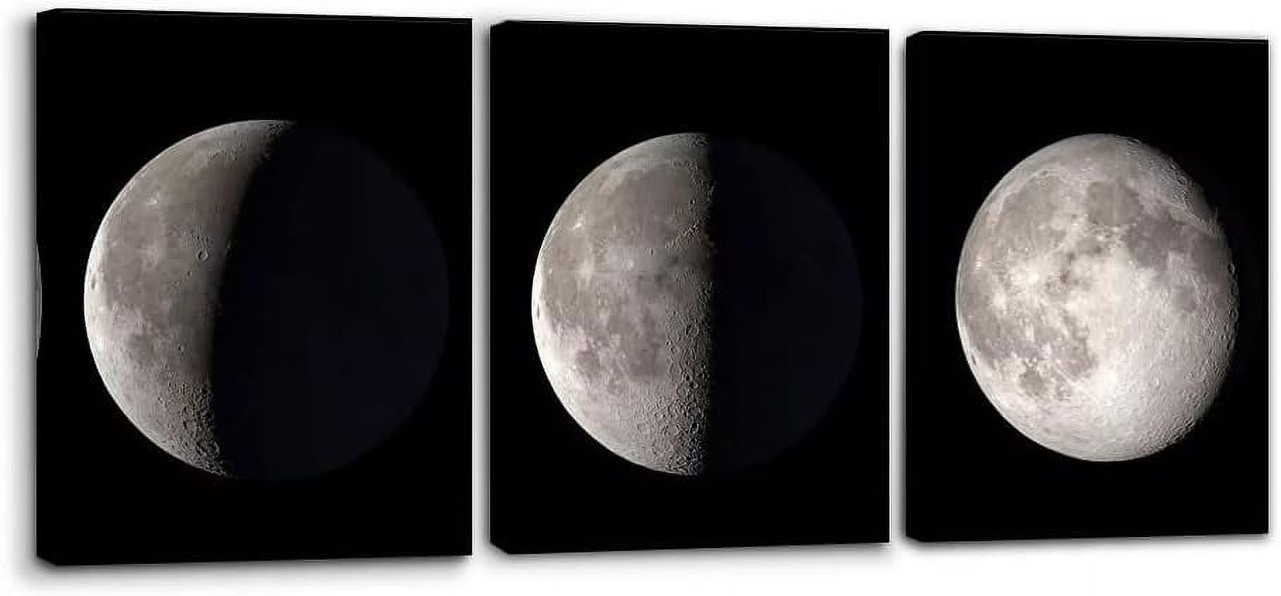 Moon Canvas Prints Wall Art Space Pictures Paintings Modern Gallery ...