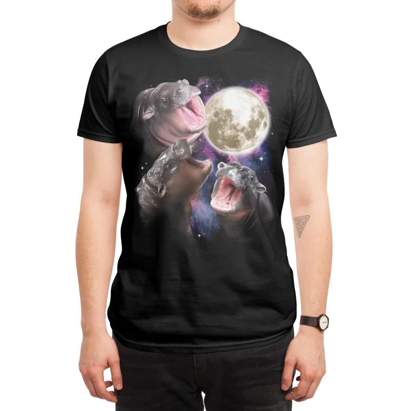 Moon Deng Baby Hippo Howling Meme Moo Deng Vó Marias - Walmart.com