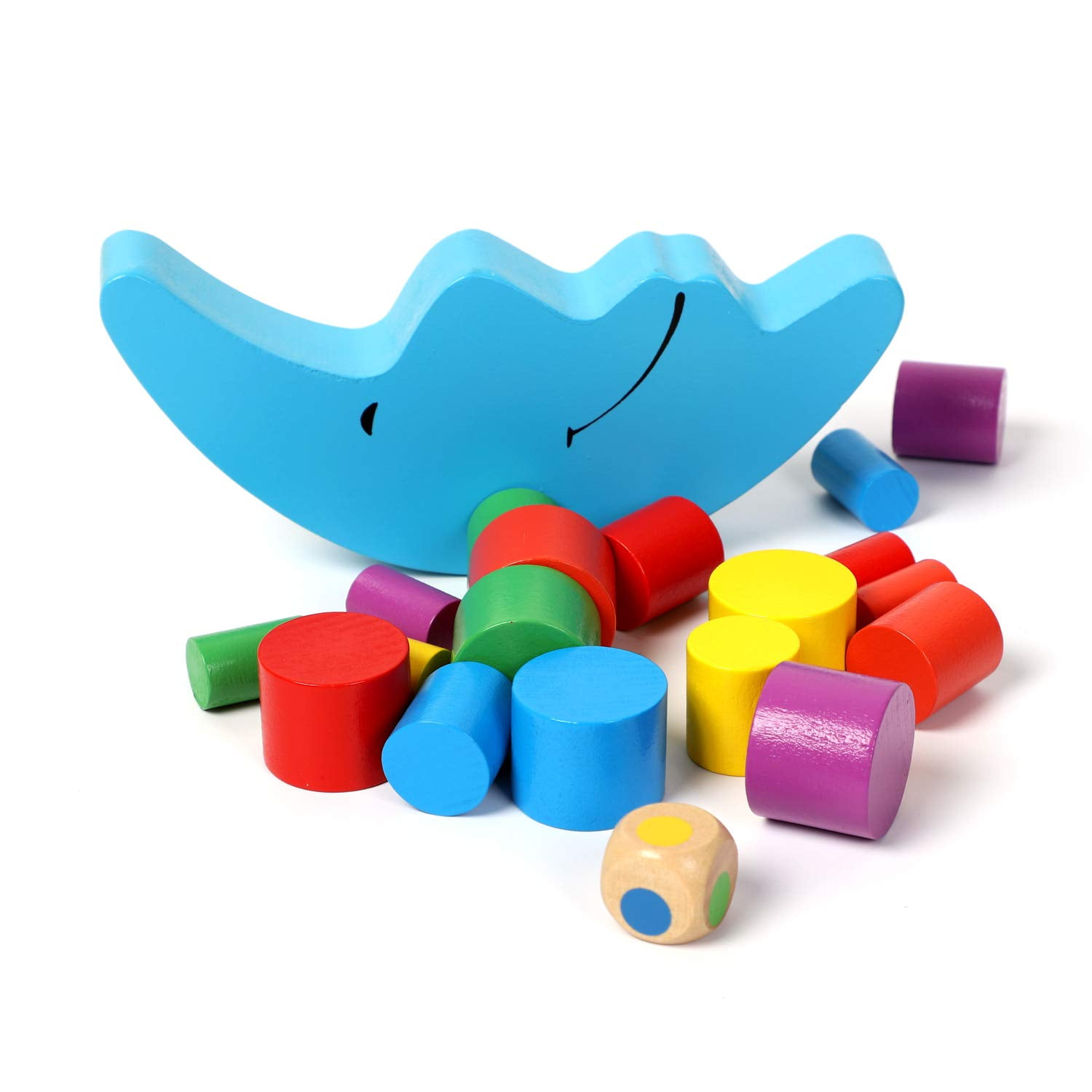 Moon Equilibrium Game Moon Wooden Stacking Blocks Balancing Game ...