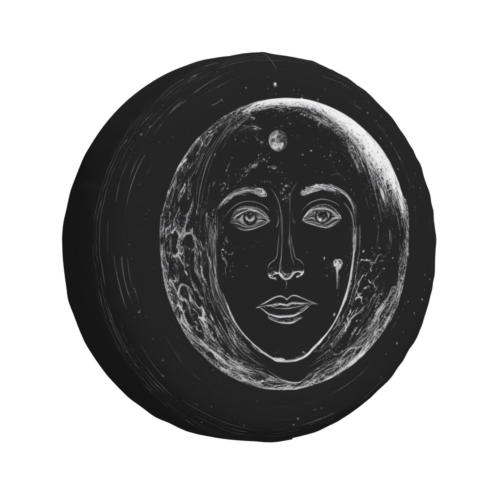 Moon Face Spare Tire Cover Weatherproof Wheel Camper Protectors ...