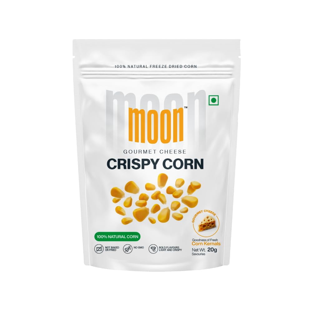 Moon Freeze Dried Gourmet DMF15 Cheese Crispy Corn 20g Pack of 01 (20g ...