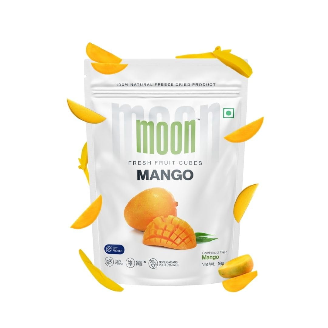 Moon Freeze Dried Mango DPF11 Cubes, Healthy Mango Snack, 100% Natural ...