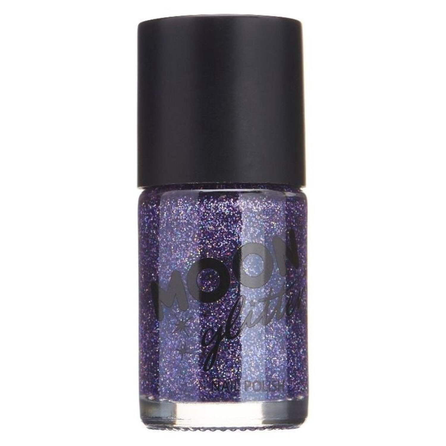 Moon Creations Sparkly Reflective Holographic Nail Polish, Rose Gold ...