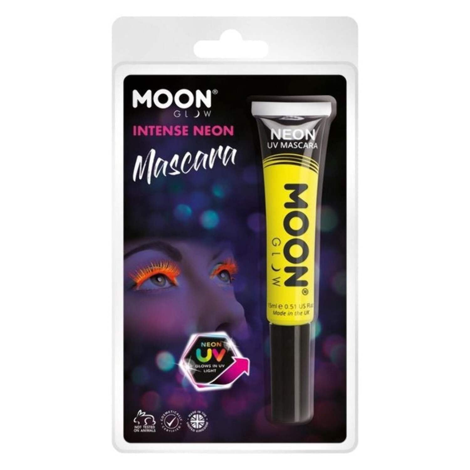 Moon Glow Intense Neon UV Mascara Blue Creations Costume Accessories ...