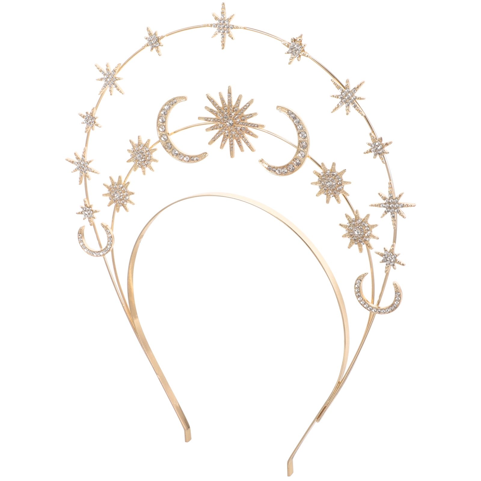 Moon Headband Headband Tiara Wedding Bride Crown Bridal Headpiece ...