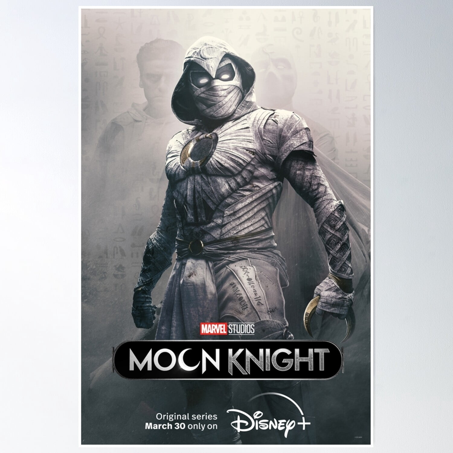 Moon Knight Moon Knight Moon Knight Moon Isaac Knight Poster Wall Art ...