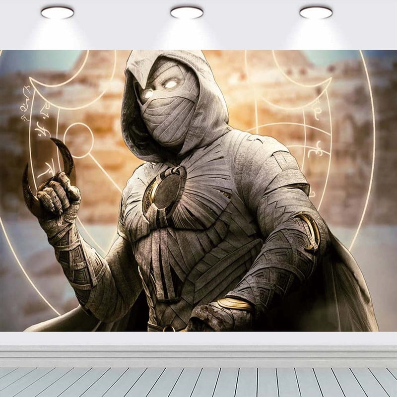 Moon Knight Poster Backdrop Banner Party Supplies Birthday Decorations ...
