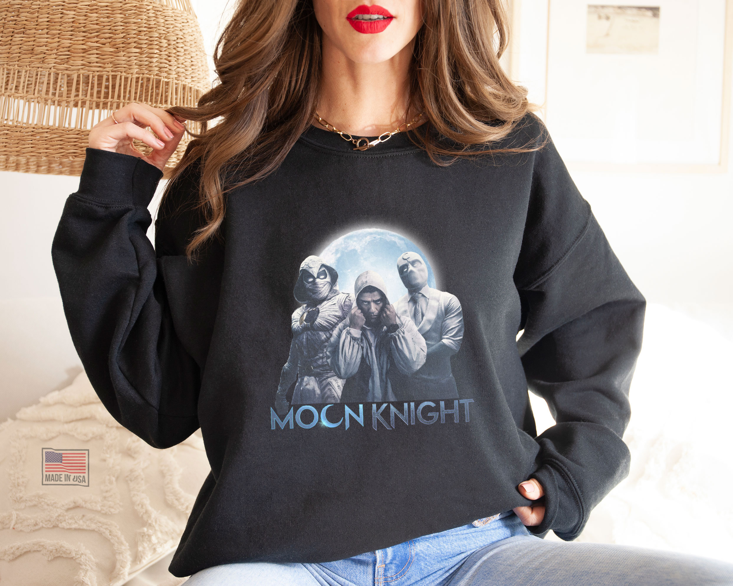Moon Knight Shirt, Marc Spector, Oscar Issac, Mr Knight, Movie 2022, MCU Gift, Marvel Movie Fans ...