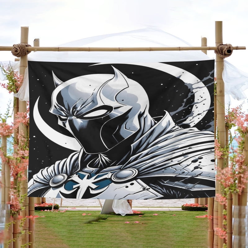 Moon Knight pattern wall hanging 50*60 inches high-quality peach skin ...