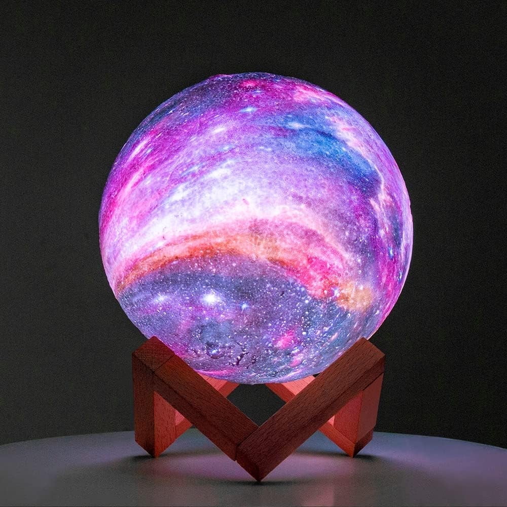Moon Lamp Galaxy Lamp 5.9 inch 16 Colors LED 3D Moon Light, Remote & Touch Control Moon Night ...